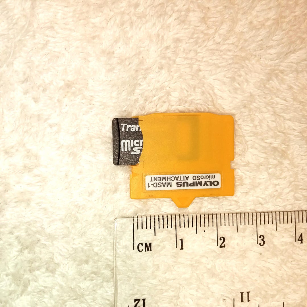 Working Original Micro SD Olympus MASD-1 Along With a Micro Sd Hc ...