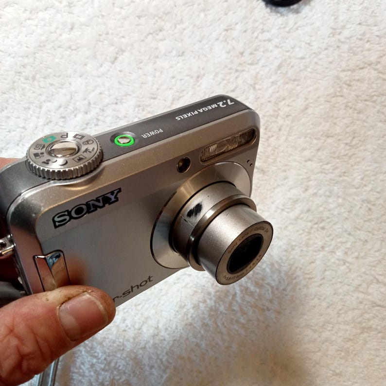 Working Silver Sony Cybershot DSC-S650, 7.2 MP Camera,6x Digital Zoom ...