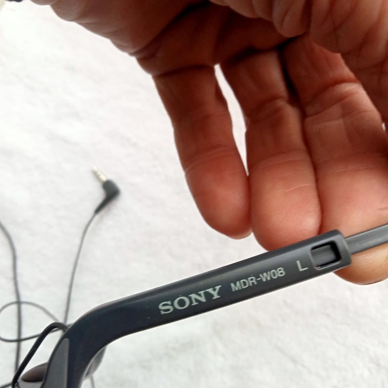 Working Vintage Sony Walkman MDR-W08 Headphones, Working Stylish ...
