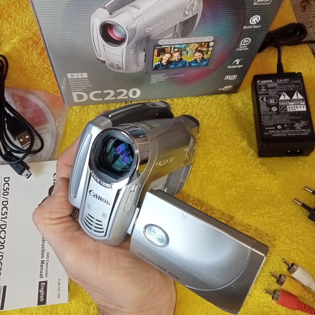 DVD Video Camera, Digital Video Camera Canon DC220, Japanese Handycam ...