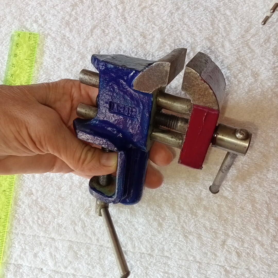 Vintage Mini Jewelry Vise With Anvil,ussr Production 1970s Vintage ...