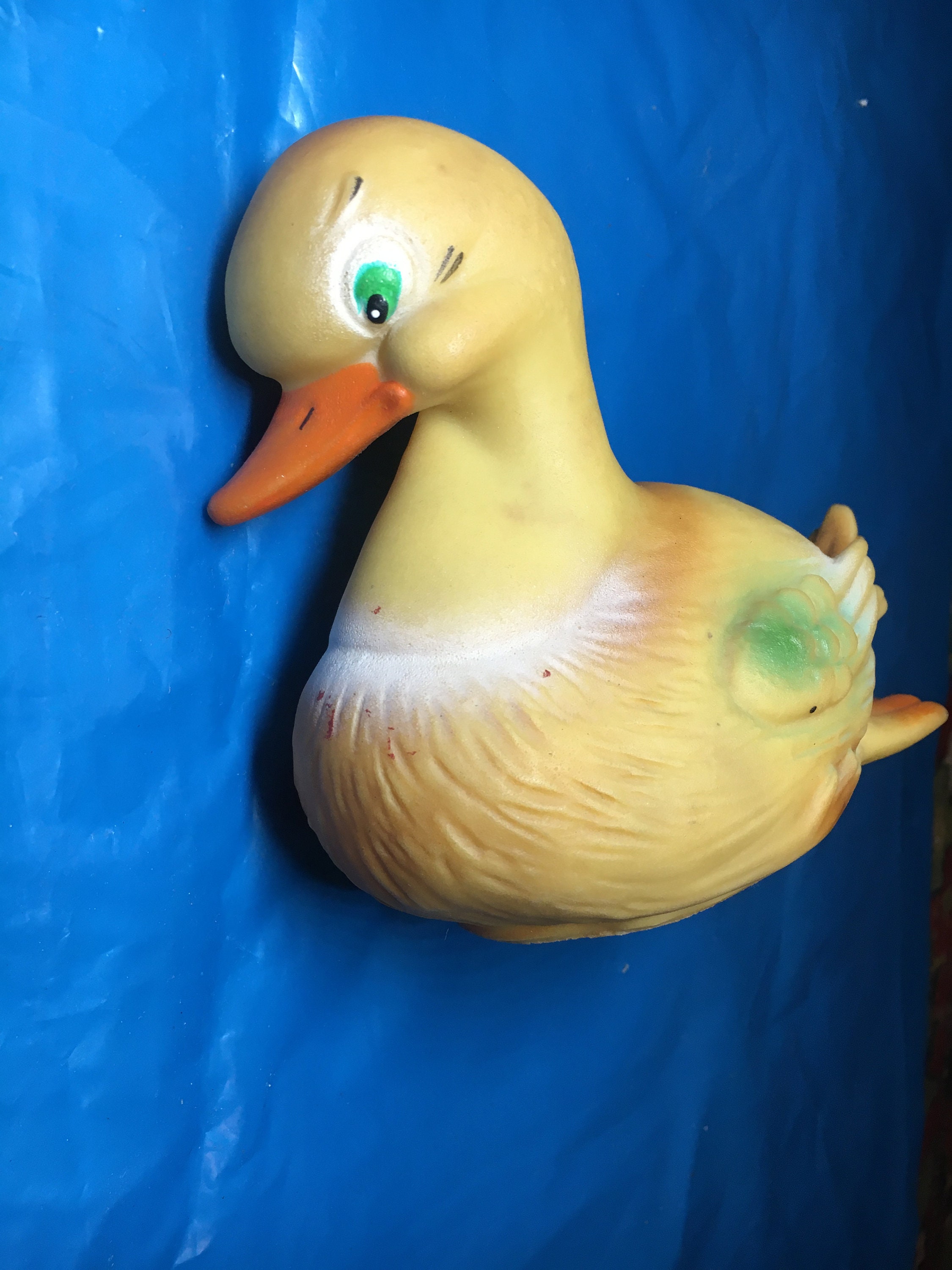 Soviet rubber toy Duck Rare vintage 1970s Duck squeaks makes | Etsy
