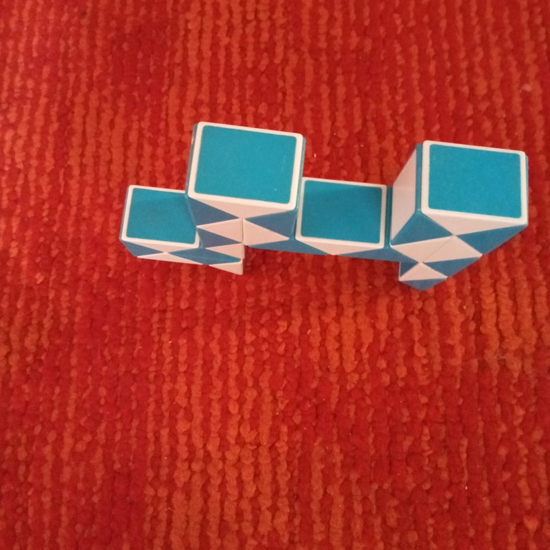 Puzzle Soviet Snake , Vintage Snake Puzzle, Soviet Rubik Snake ...