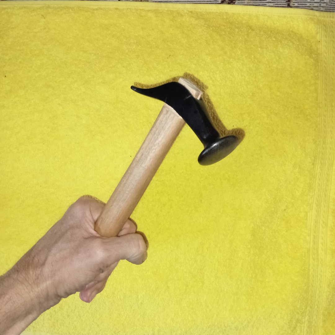 Soviet Boot Hammer.antique Hammer of the USSR With a Wooden Handle of ...