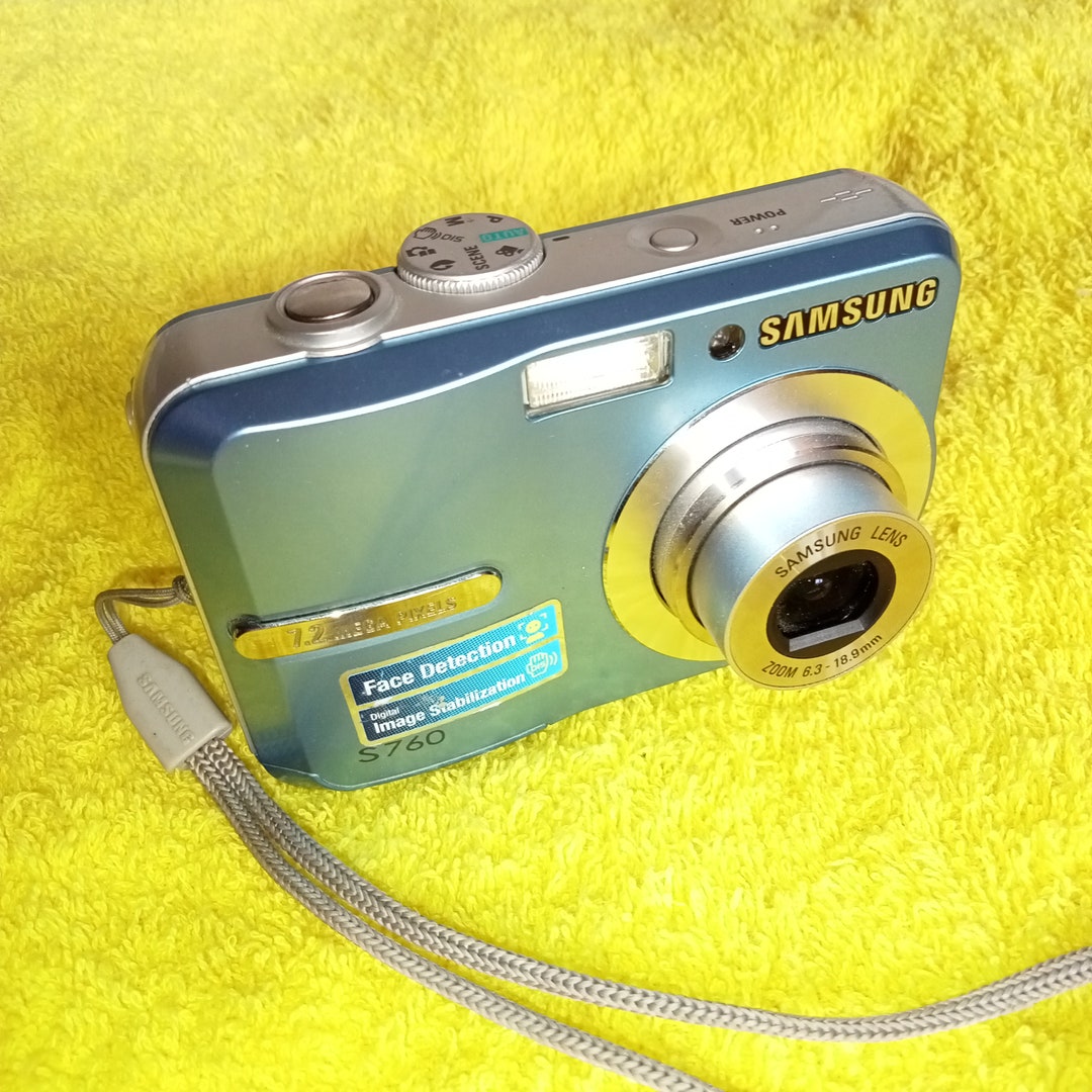 Samsung S760 Work Digital Camera, 7MP Compact Digital Camera, Uses SD ...