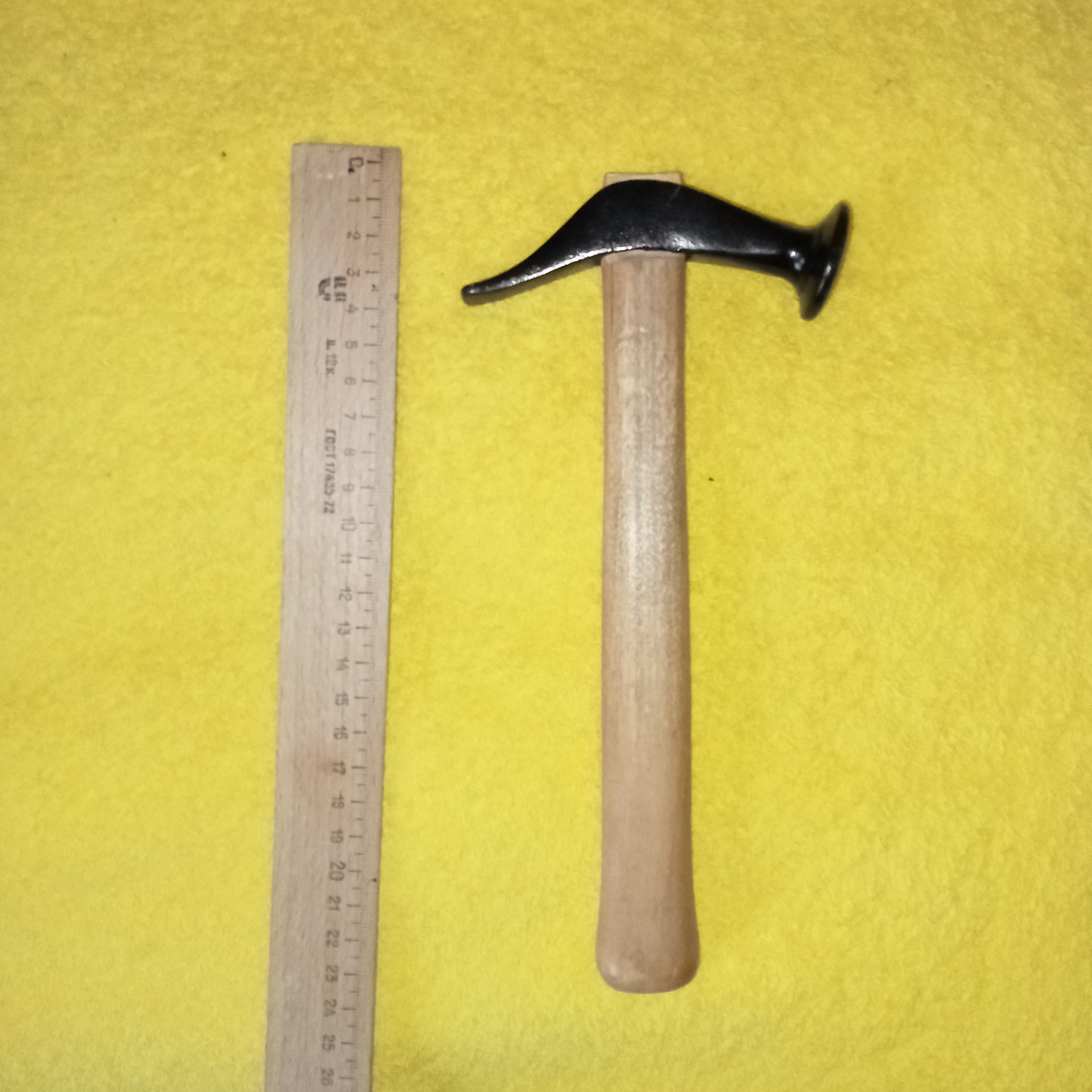 Soviet Boot Hammer.antique Hammer of the USSR With a Wooden Handle of ...