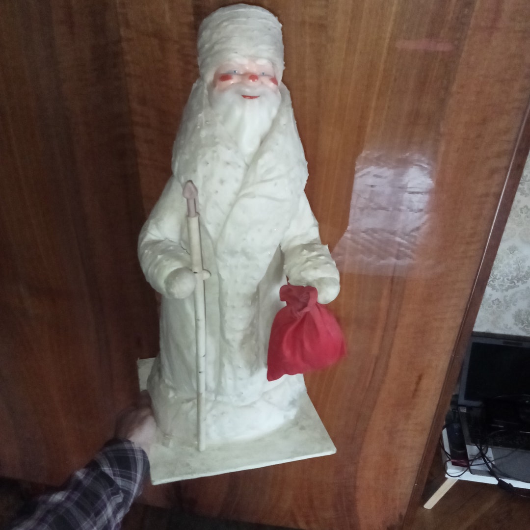 Very Large Soviet Santa Claus, 70s, Soviet Antiques, Santa Claus ...