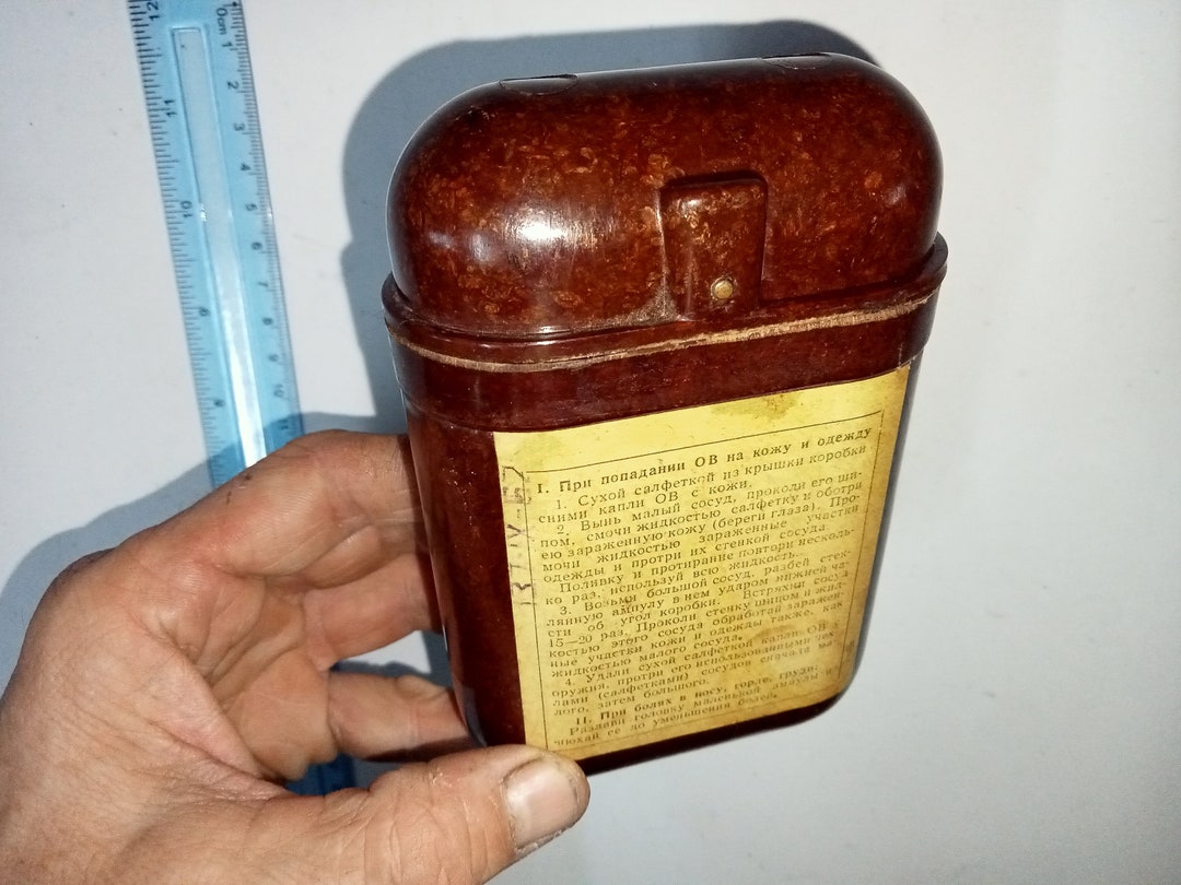 Vintage Bakelite Box.box From a Military First-aid Kit 1957 Soviet ...