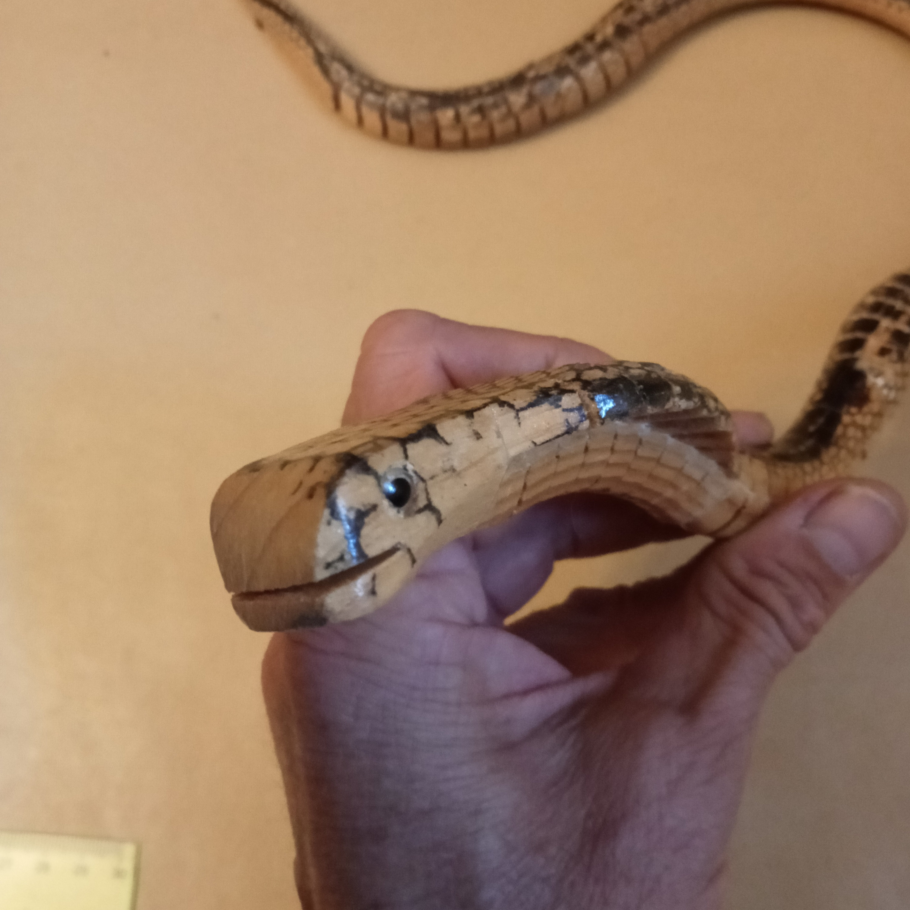 Soviet Wooden Snake handmade Snakevintage Wooden Snake USSR - Etsy