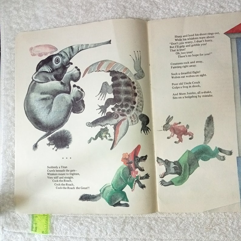 Soviet Children's Book,in English.monster Cockroach tarakanishe Korney ...