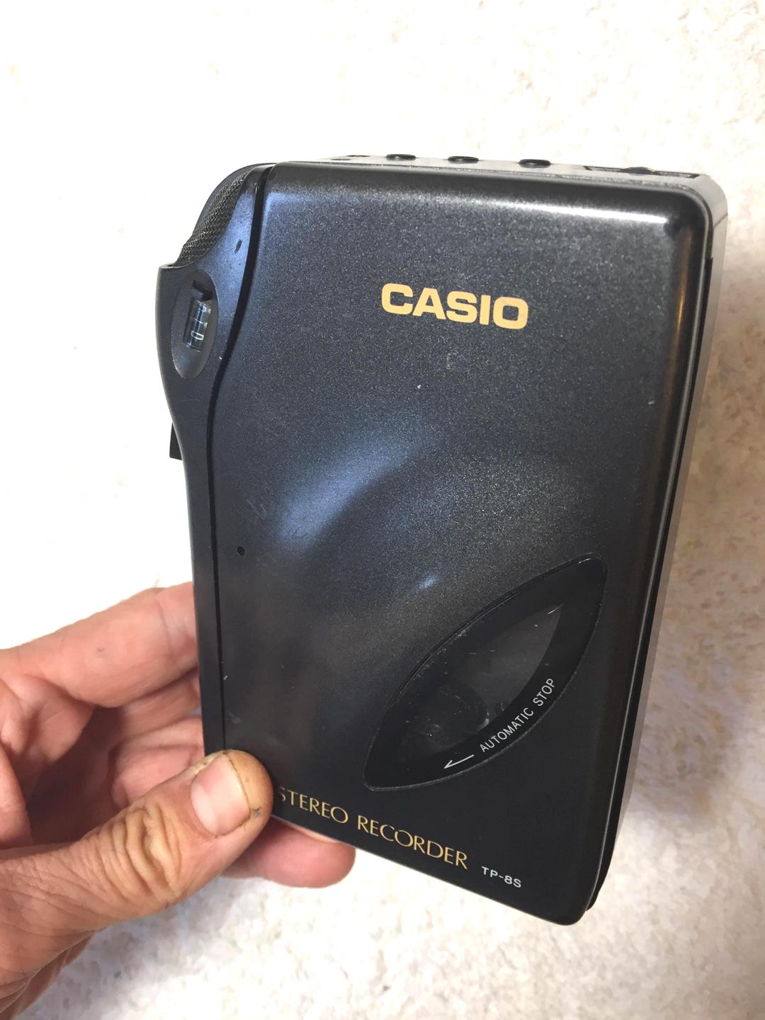 Working Mini Portable Cassette Recorder Casio TP-8S, Convenient ...