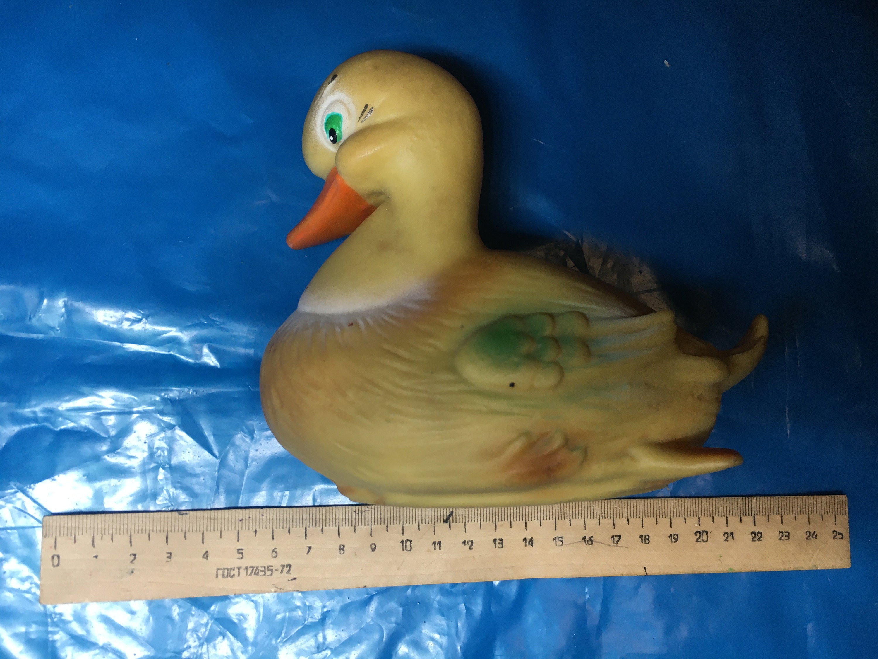 Soviet rubber toy Duck Rare vintage 1970s Duck squeaks makes | Etsy
