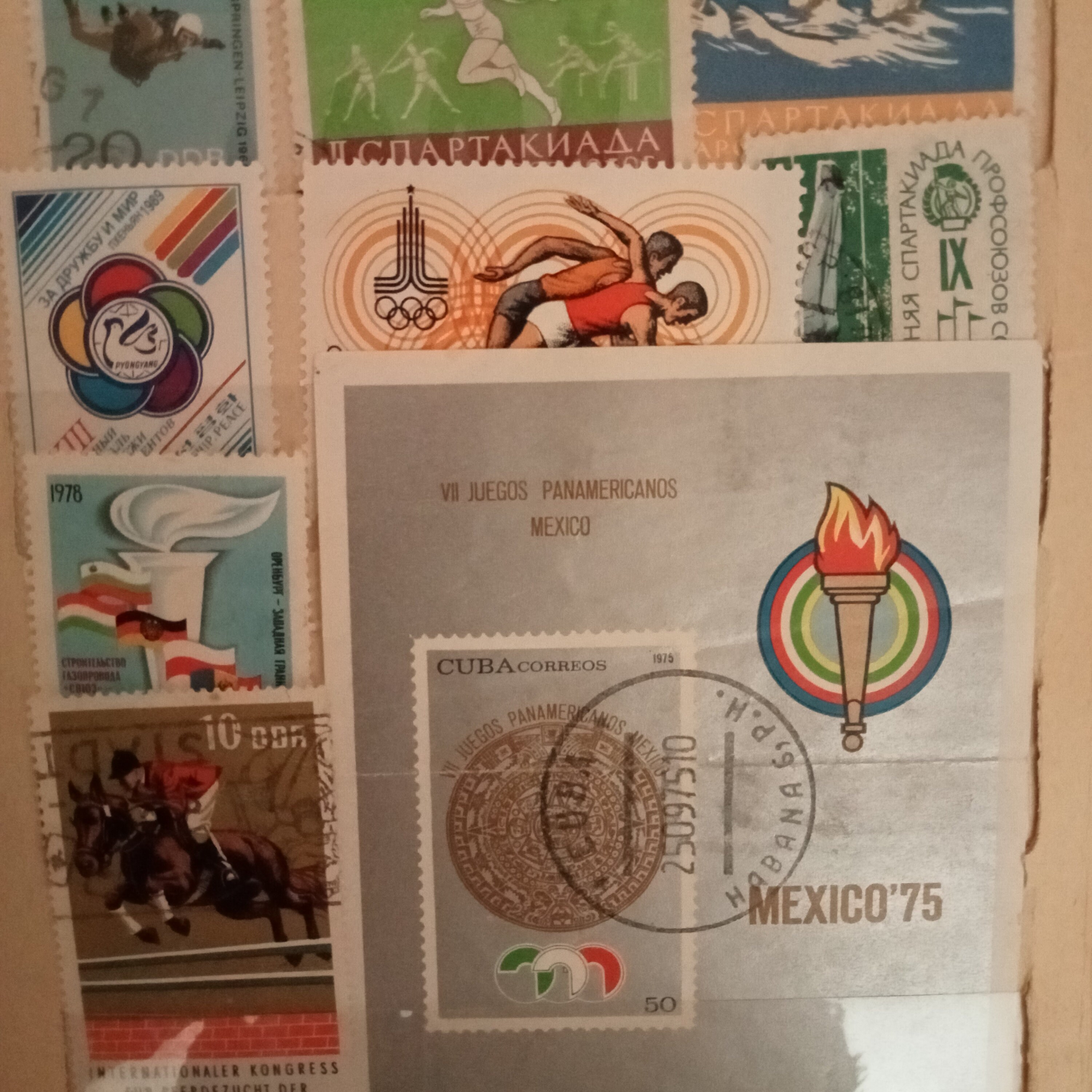 Soviet Album With Stamps. 52 Stamps of the 50-80s. Rare Olympic Album ...