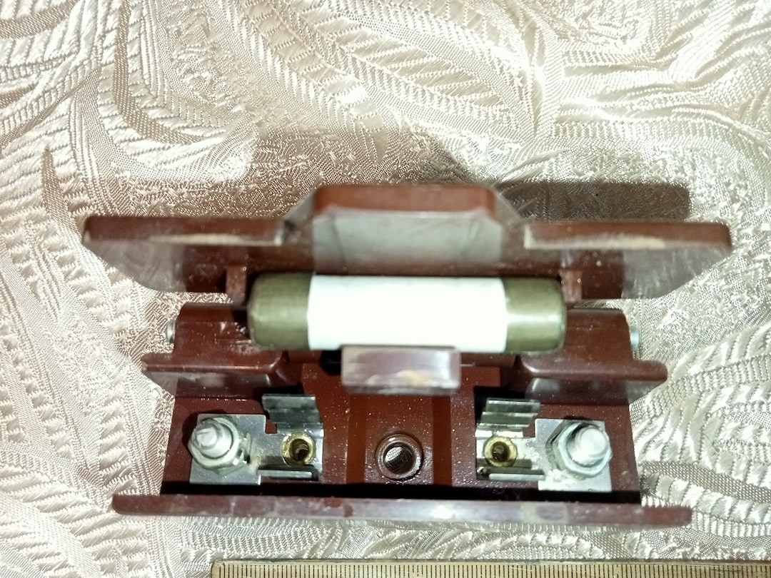 Vintage Working Soviet Fuse. USSR Electrical Fuse. Bakelite Vintage ...