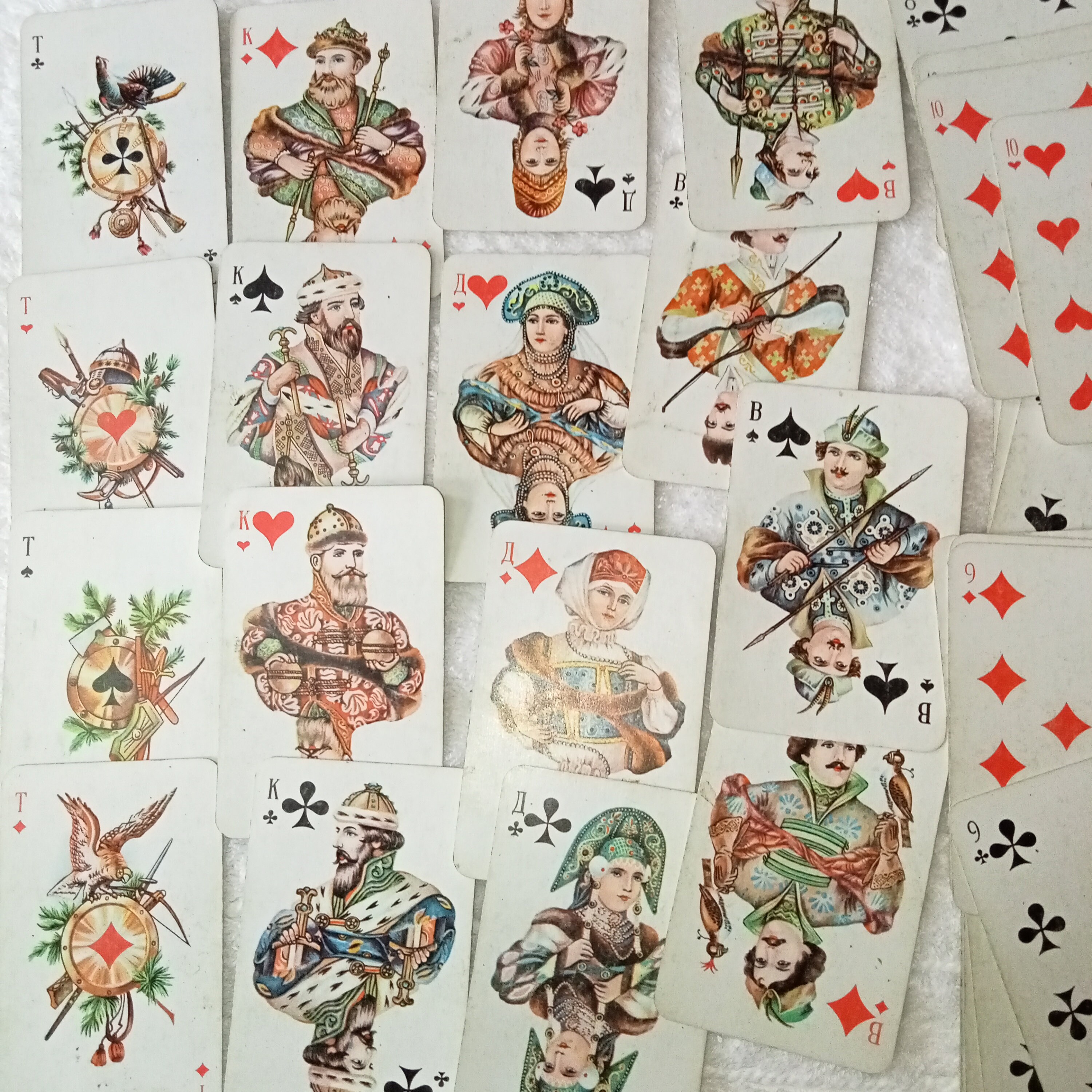 Vintage Soviet Playing Cards, Vintage 80s Cards, USSR Logic Game ...