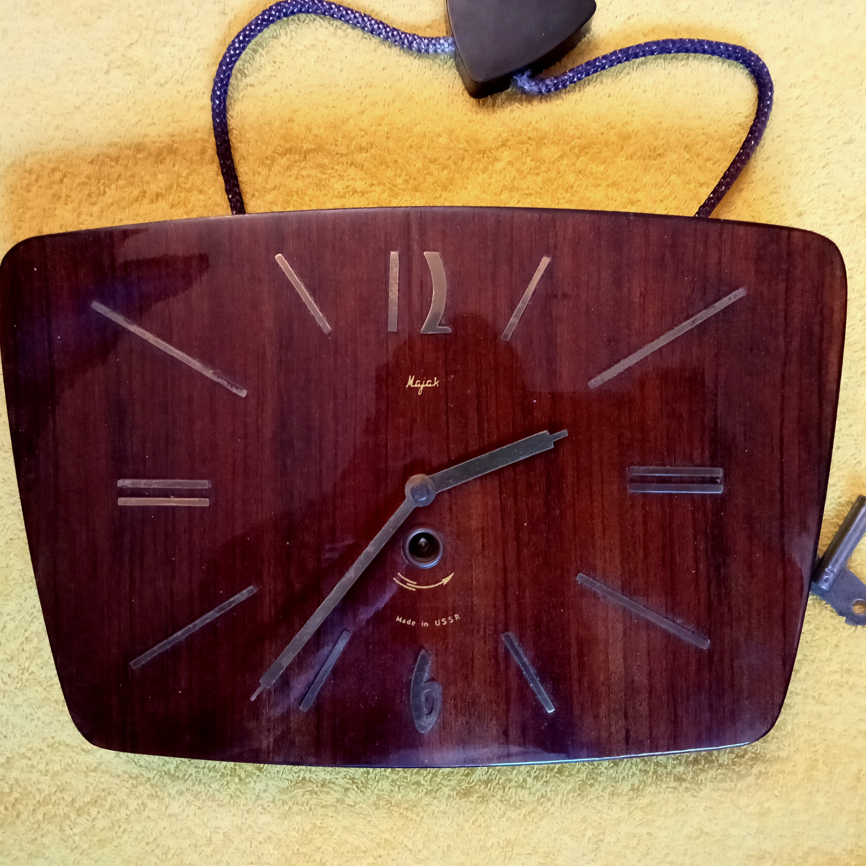 Working Soviet Wall Mechanical Clock. Lighthouse.wooden - Etsy