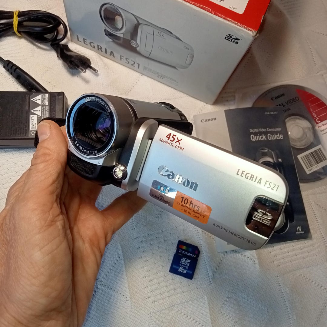 Digital Camcorder Red Canon Legria FS 21 Japan Handycam Canon Video ...