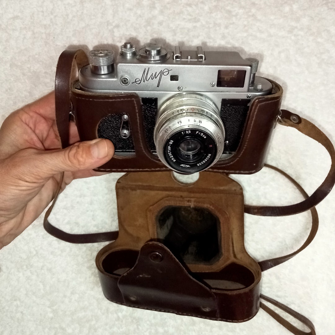 Working Camera.soviet Film Camera MIR. A Rare 1960s Camera. Lens ...