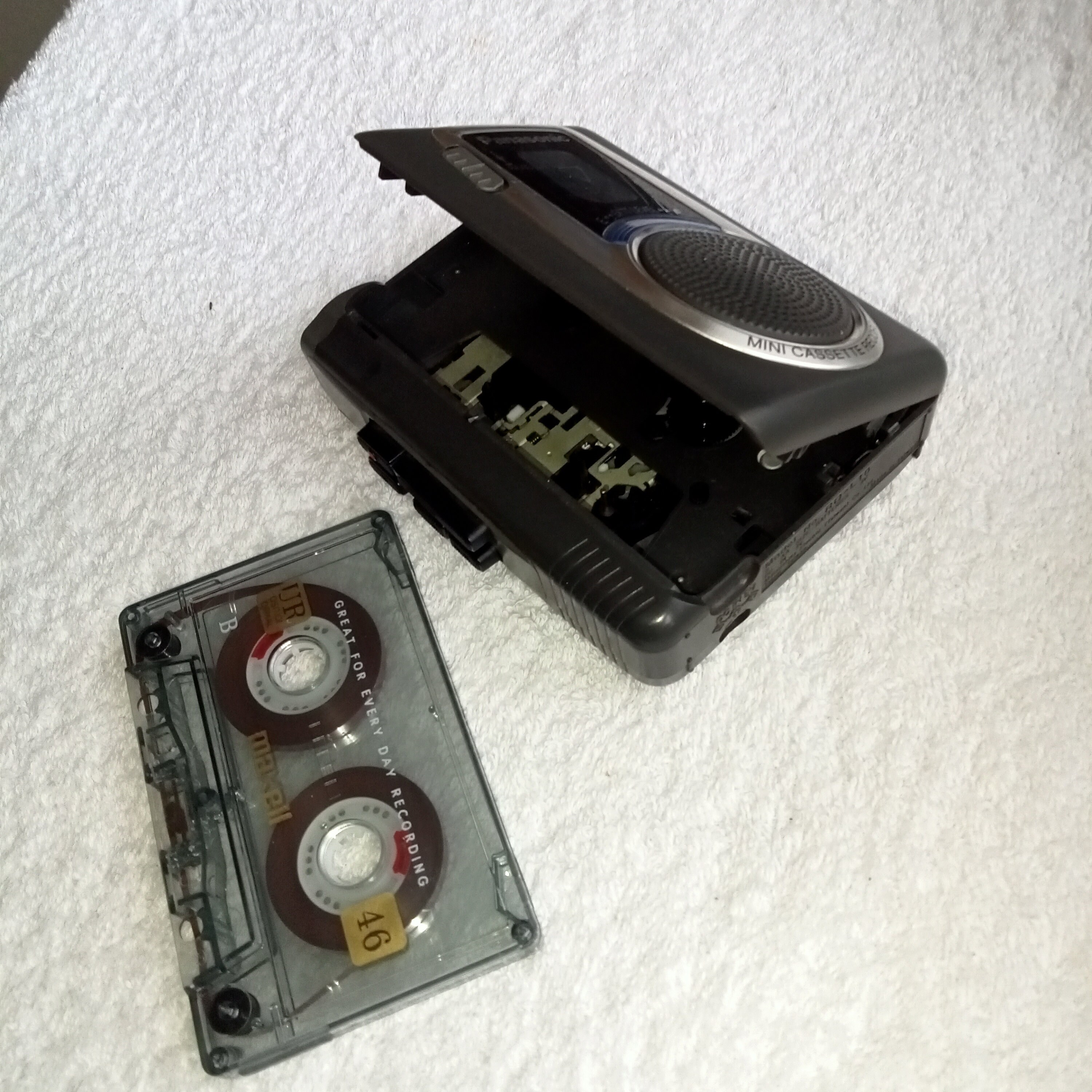 Working Mini Cassette Recorder Panasonic Rq-l10,cassette Player ...