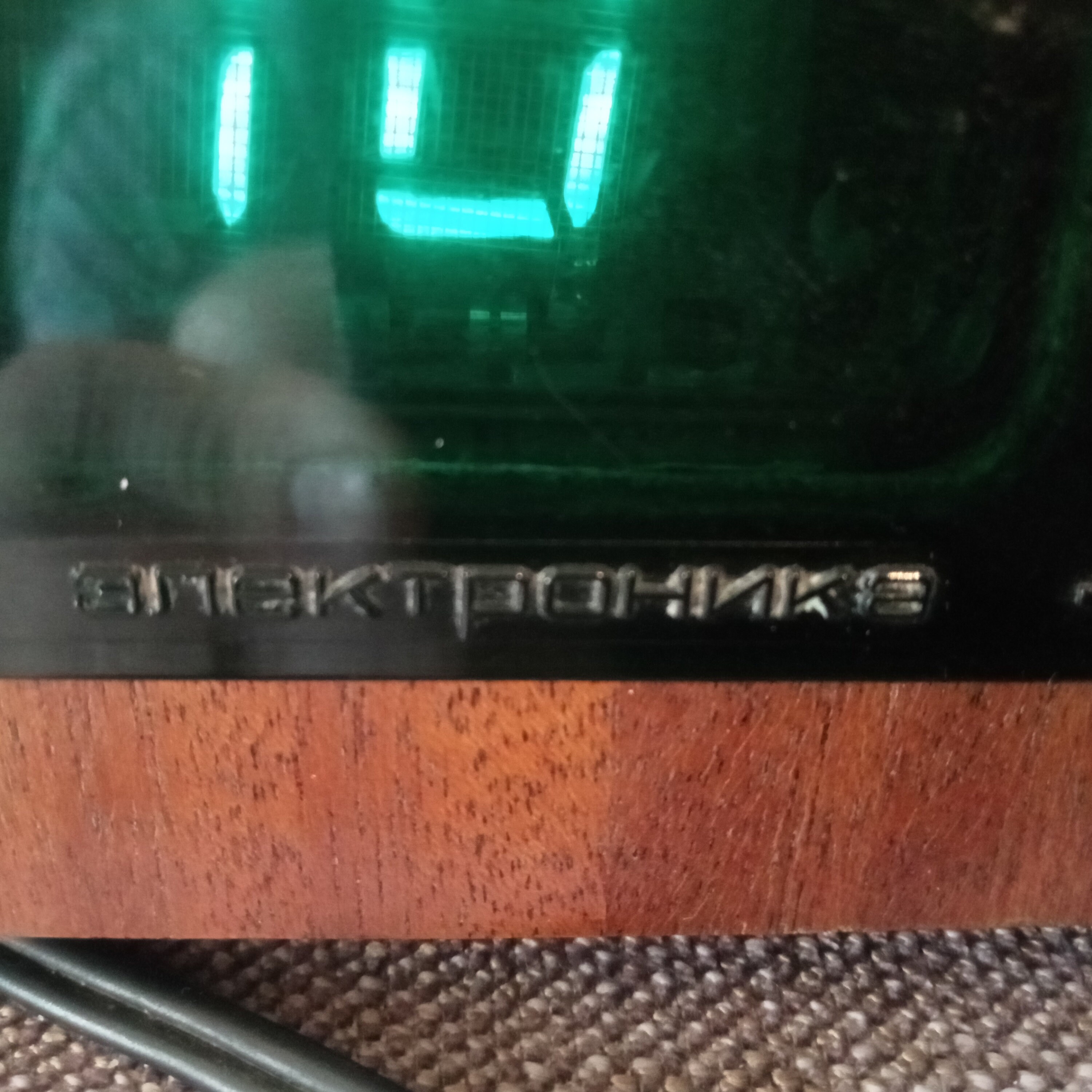 Working Soviet Desktop Electronic Clock of the 80s.wooden - Etsy