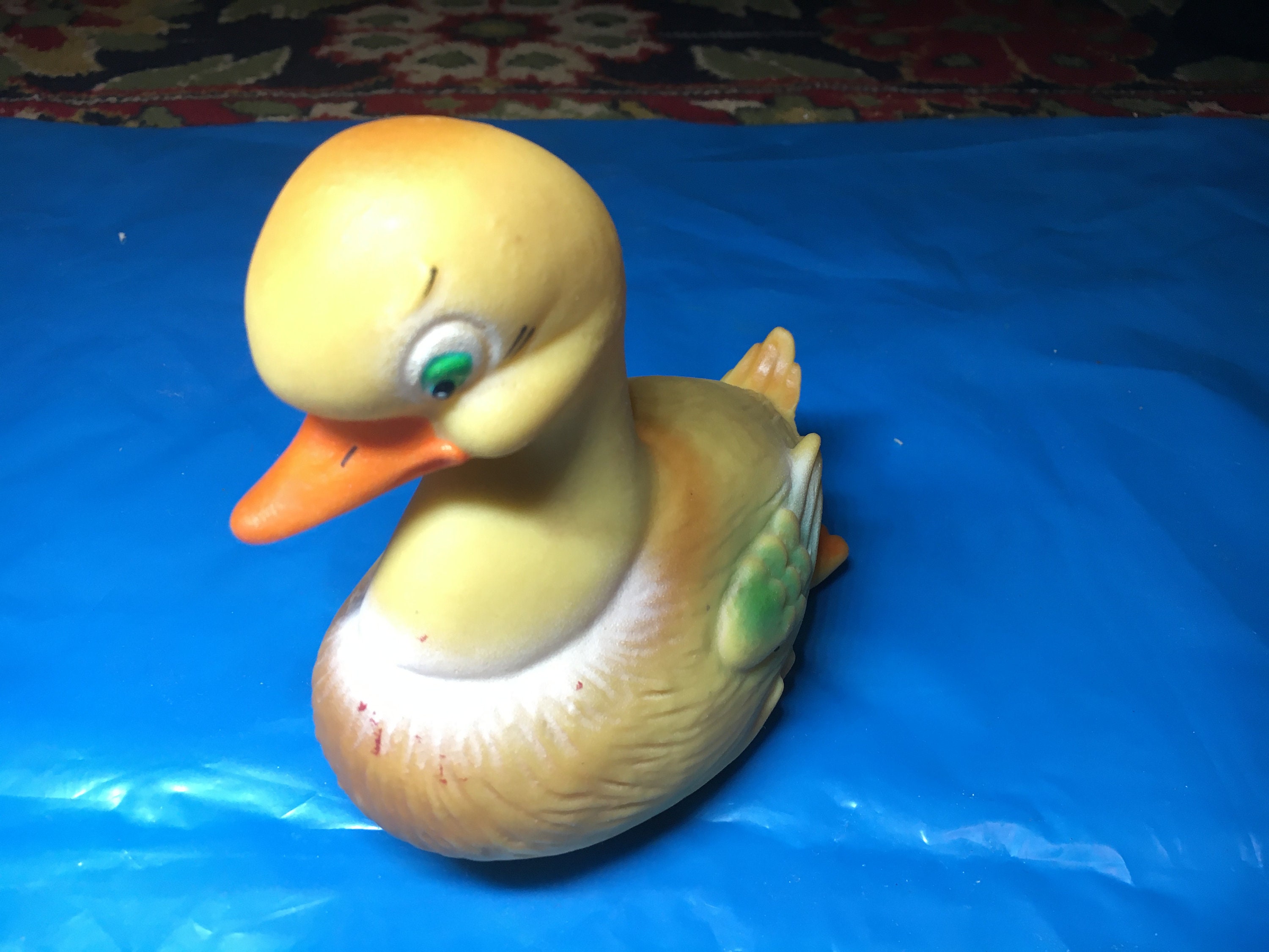 Soviet rubber toy Duck Rare vintage 1970s Duck squeaks makes | Etsy