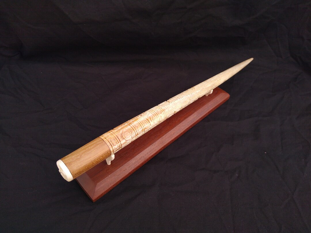 Marquesan Marlin Spear Hand Carved, Pacific Island Polynesian One of a ...