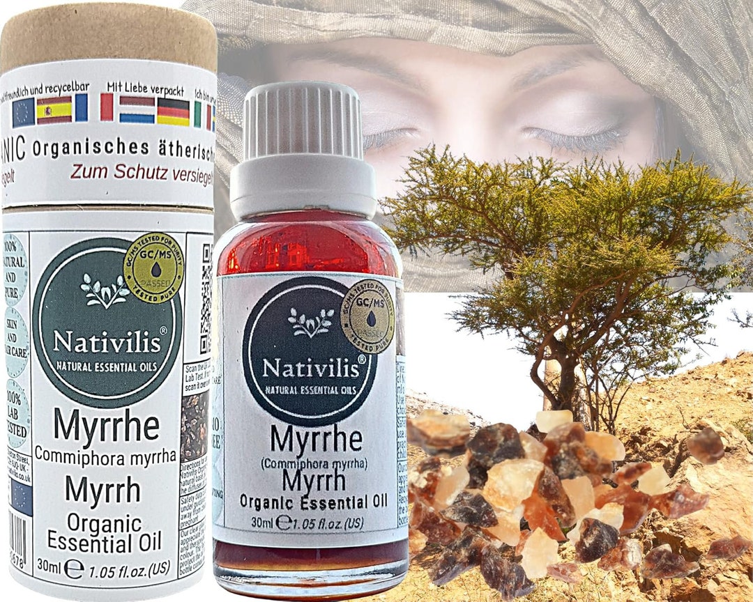Nativilis Organic Myrrh Essential Oil Commiphora Myrrha Properties ...