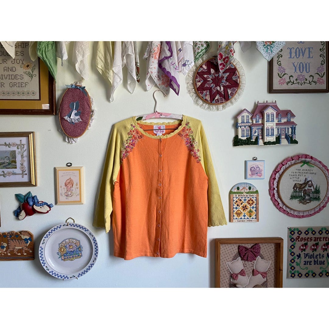 90's/y2k Vintage Quacker Factory Colorful Kidcore Floral Beadwork ...