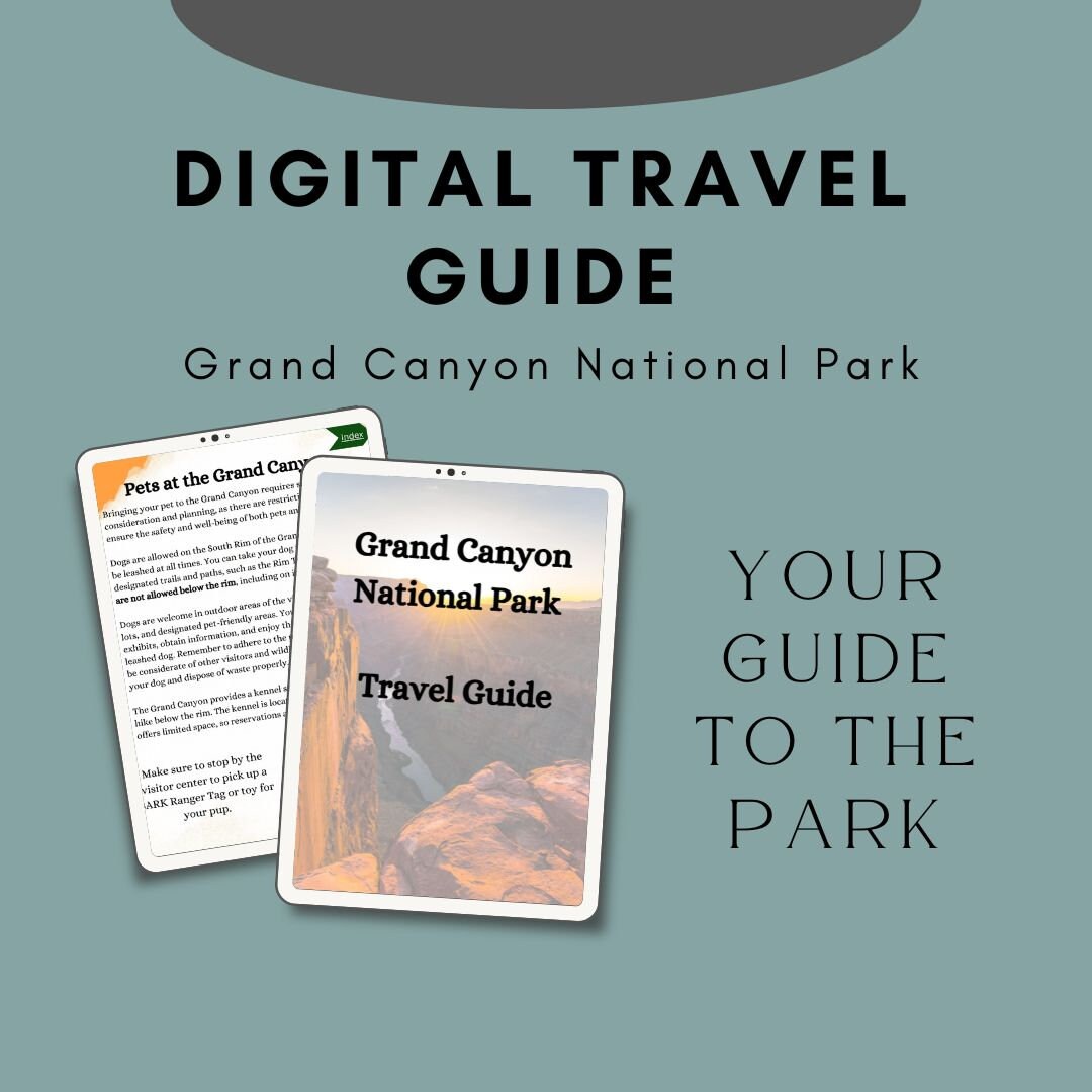 Digital: Grand Canyon National Park Travel Guide - Etsy