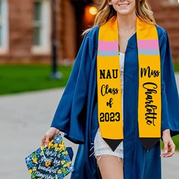 Custom Graduation Stole - Etsy