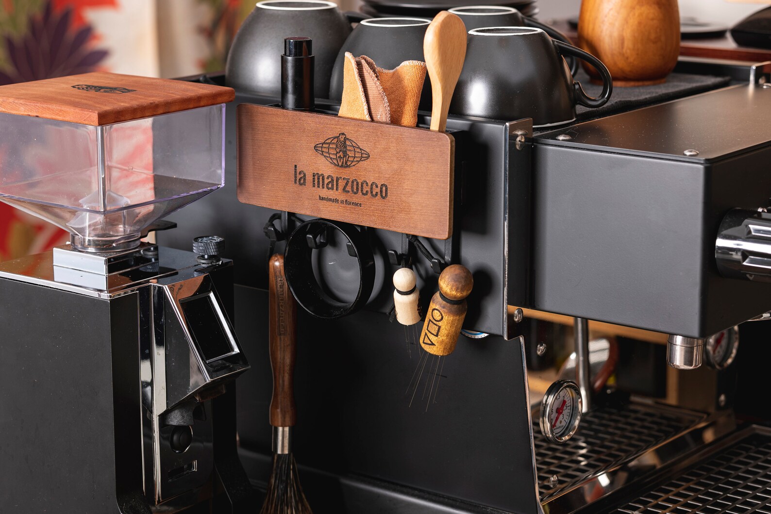 Magnetic Espresso Machine Side Rack Wood and Plastic W - Etsy