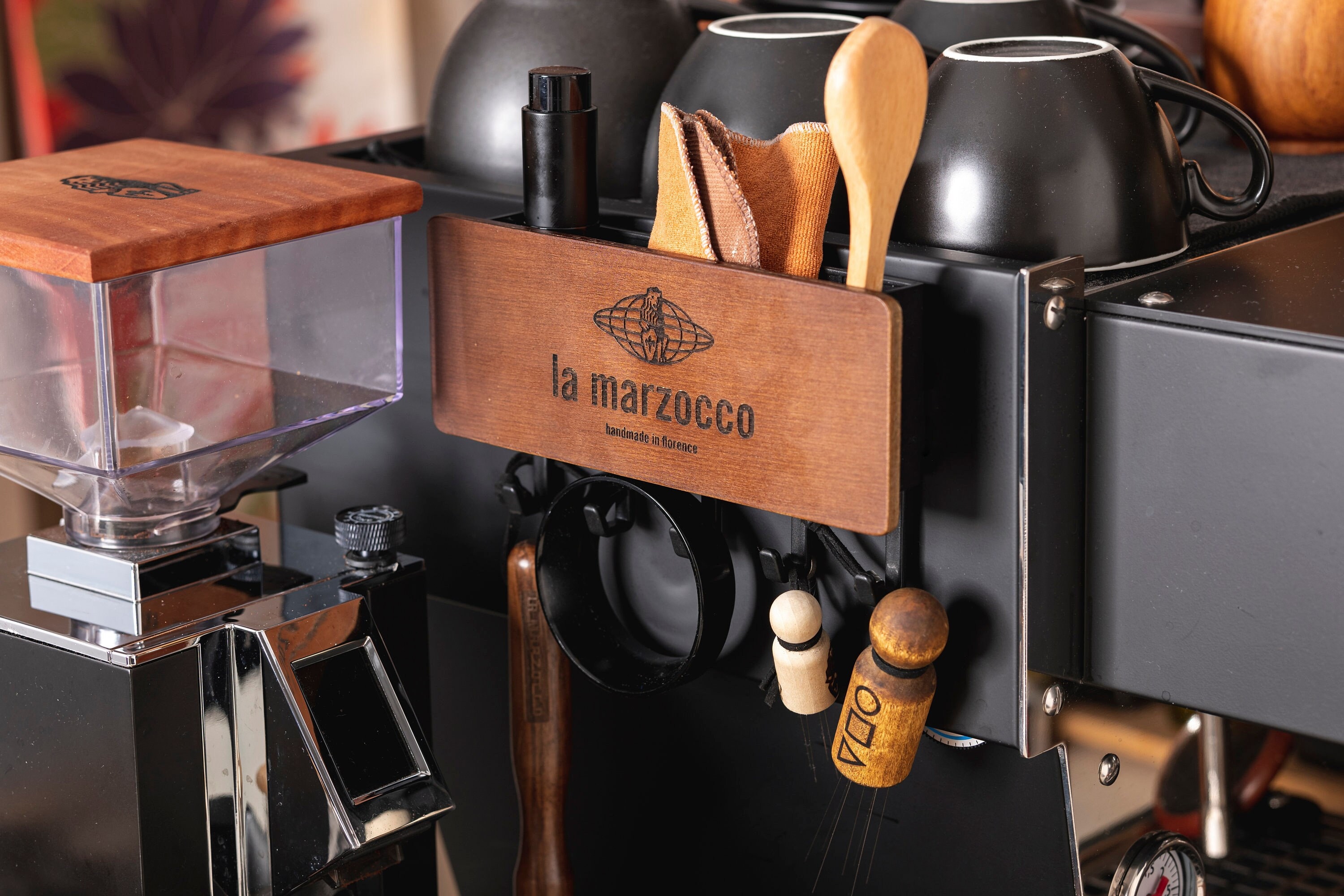 Magnetic Espresso Machine Side Rack Wood and Plastic W - Etsy