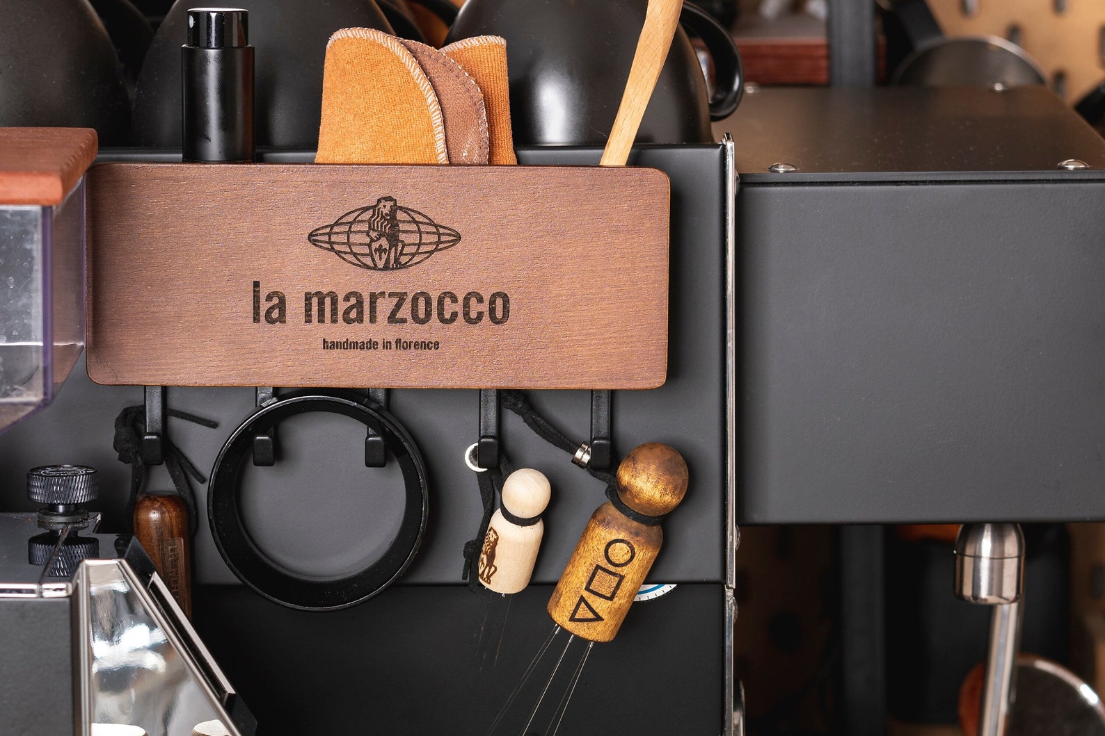 Magnetic Espresso Machine Side Rack Wood and Plastic W - Etsy