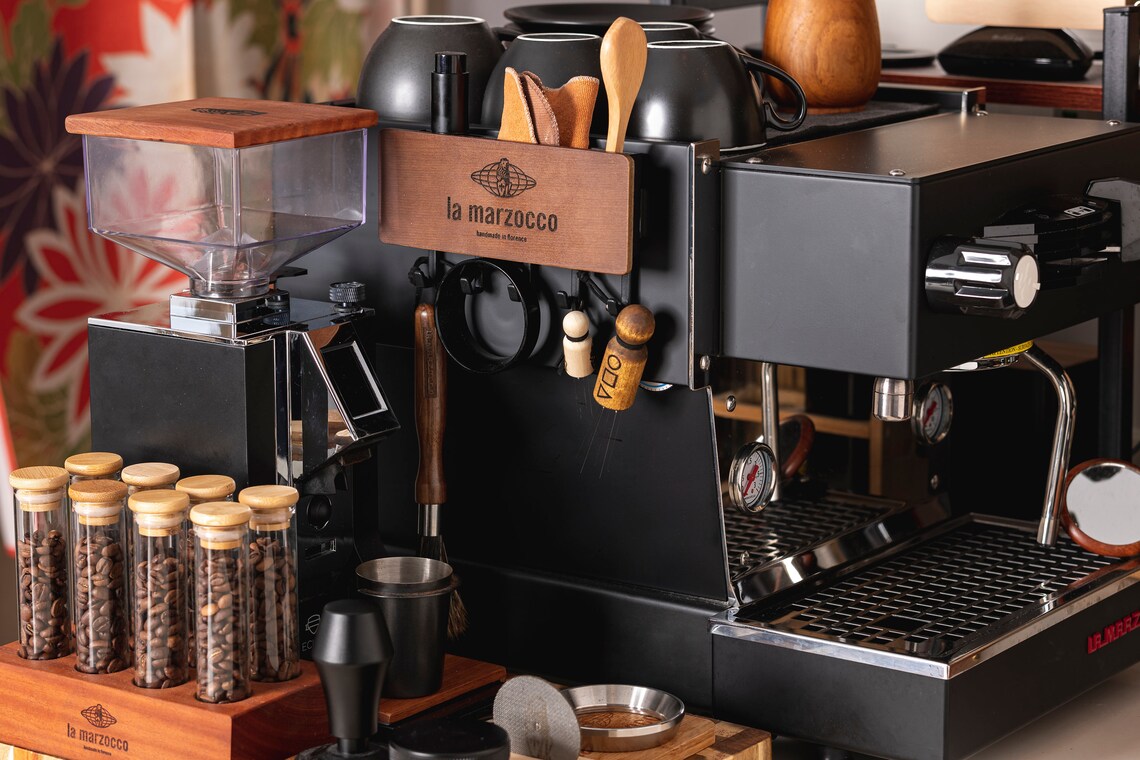 Magnetic Espresso Machine Side Rack Wood and Plastic W - Etsy