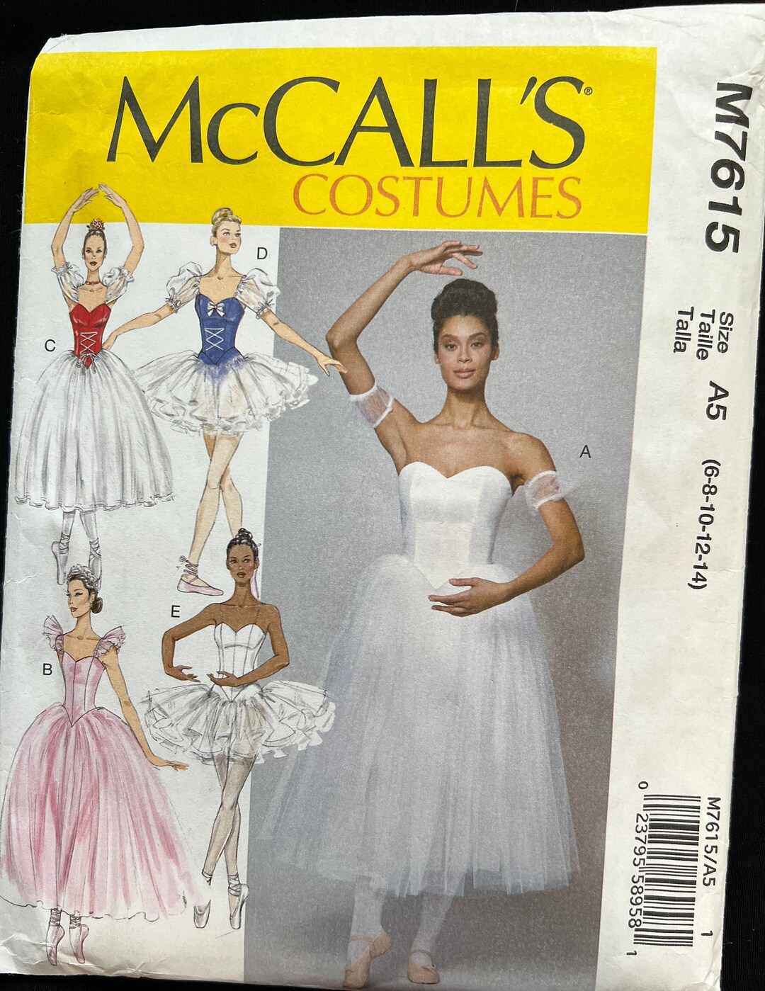 New, Uncut Mccall's Pattern 7615 Misses' Size 6-8-10-12-14, Circa 2017 ...