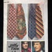Vintage 1972 Ties Pattern Simplicity 5287 - Etsy