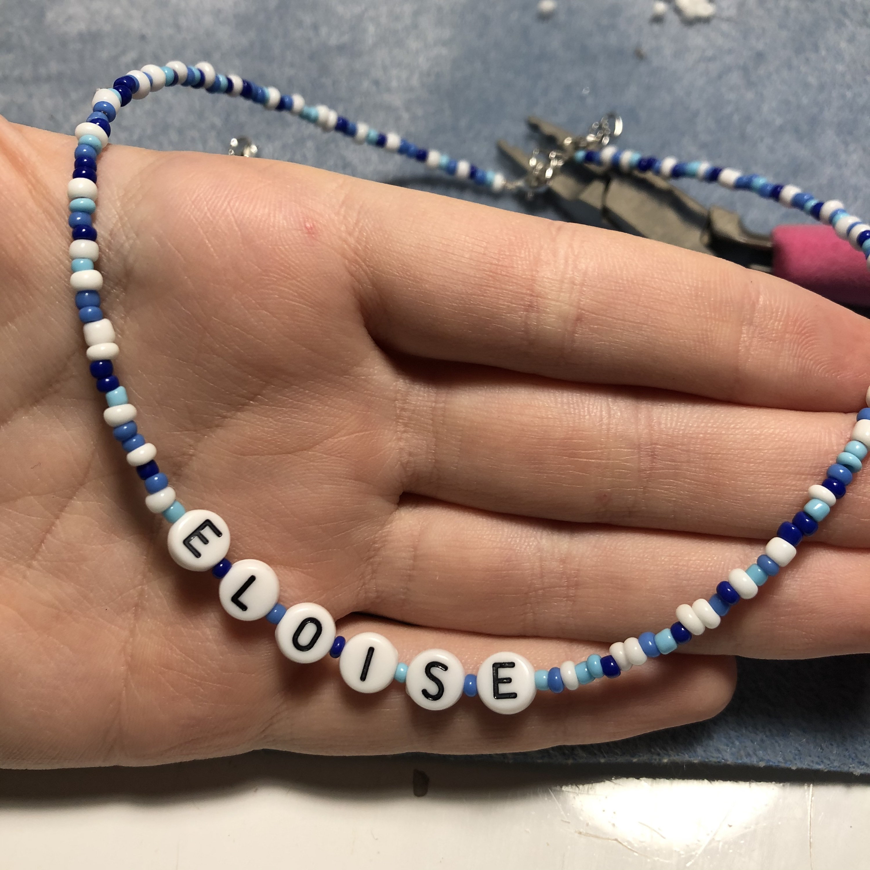 Custom Name Necklace Custom Name Choker Handmade Assorted - Etsy