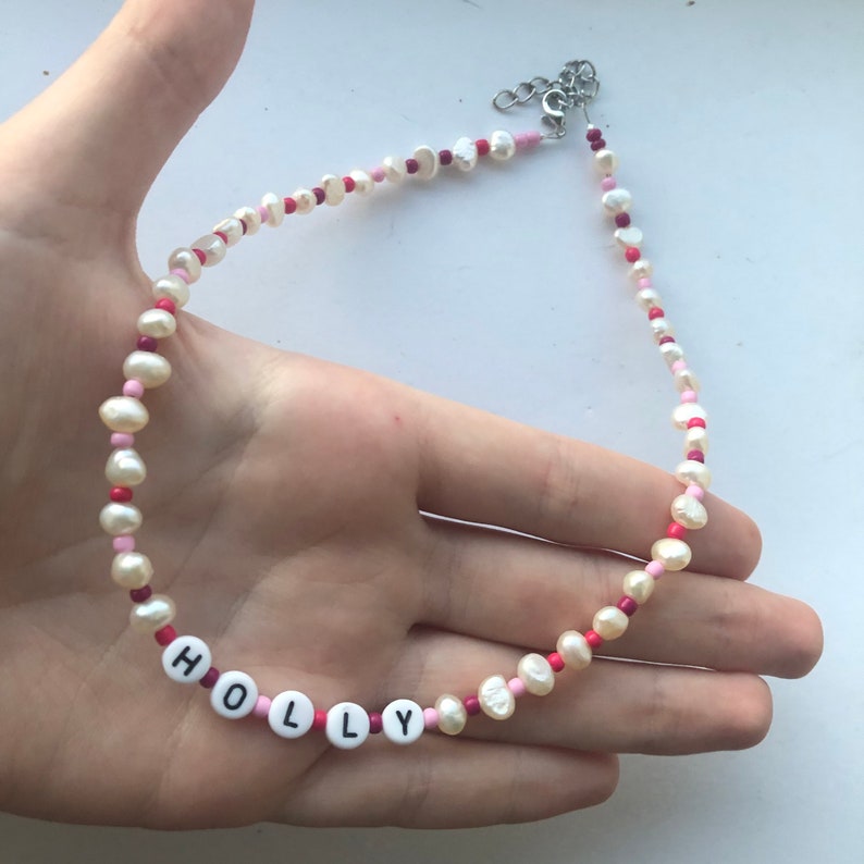 Custom Name Choker Custom Name Necklace Handmade Assorted - Etsy