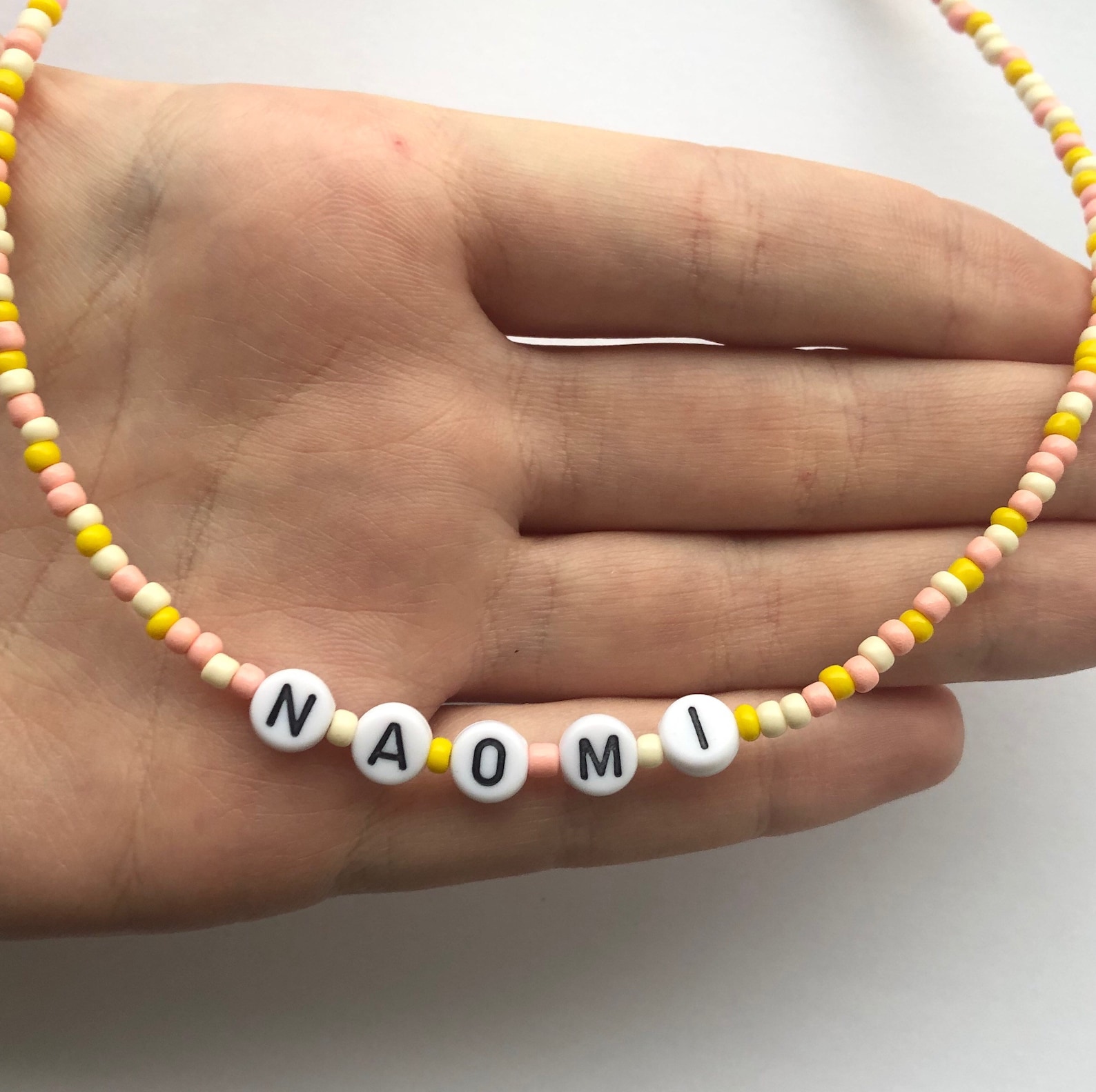Custom Name Necklace Custom Name Choker Handmade Assorted - Etsy