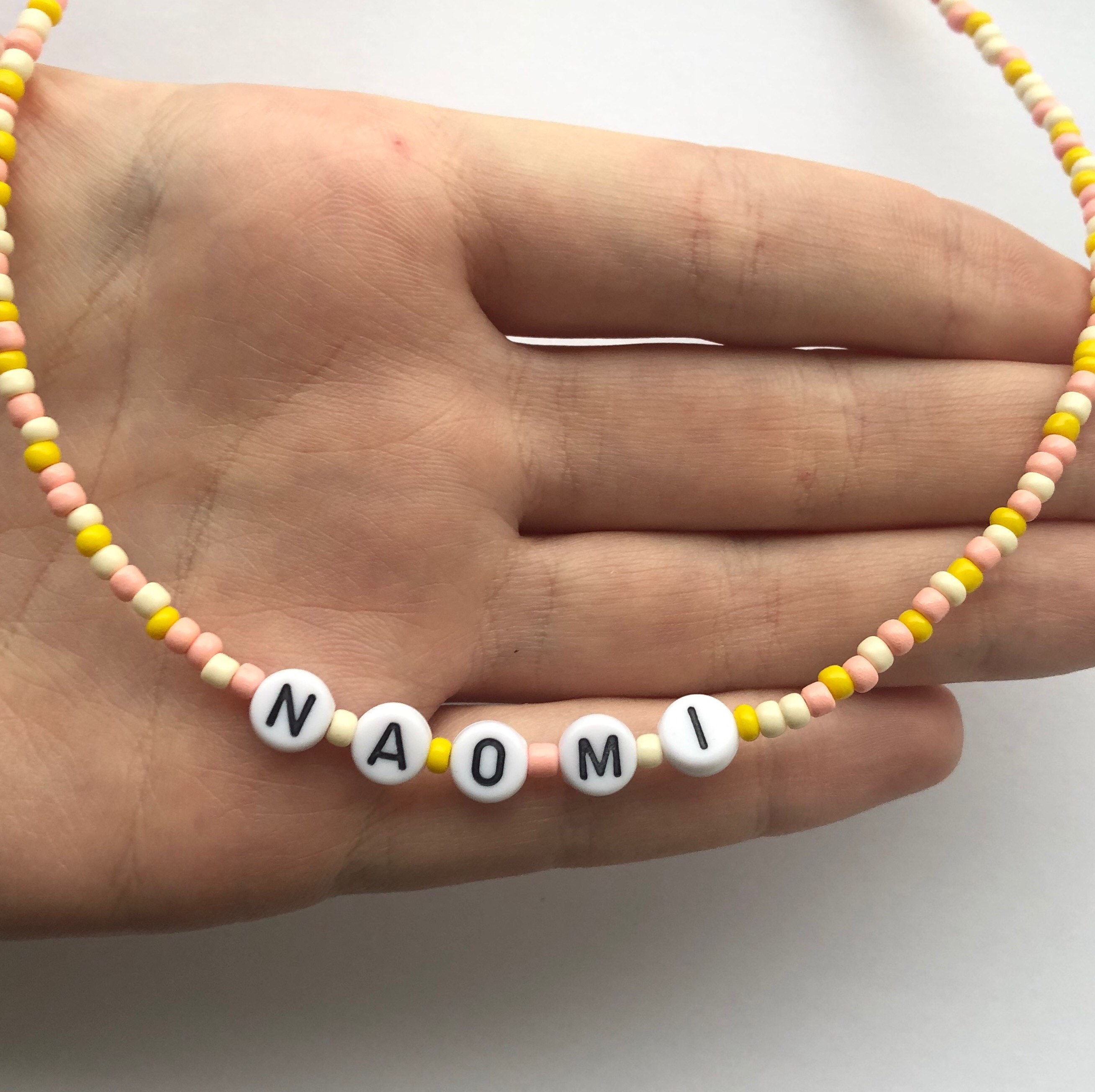 Custom Name Necklace Custom Name Choker Handmade Assorted - Etsy UK