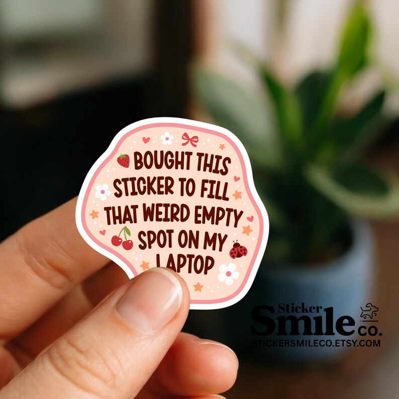 Funny Laptop Sticker | Waterproof Vinyl Decal (matte or Glossy) - Etsy