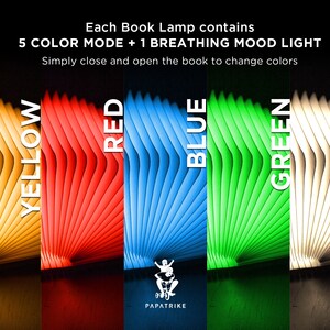 Personalized Wood Engrave Light Book, Customized Magnetic Lamp, Night ...