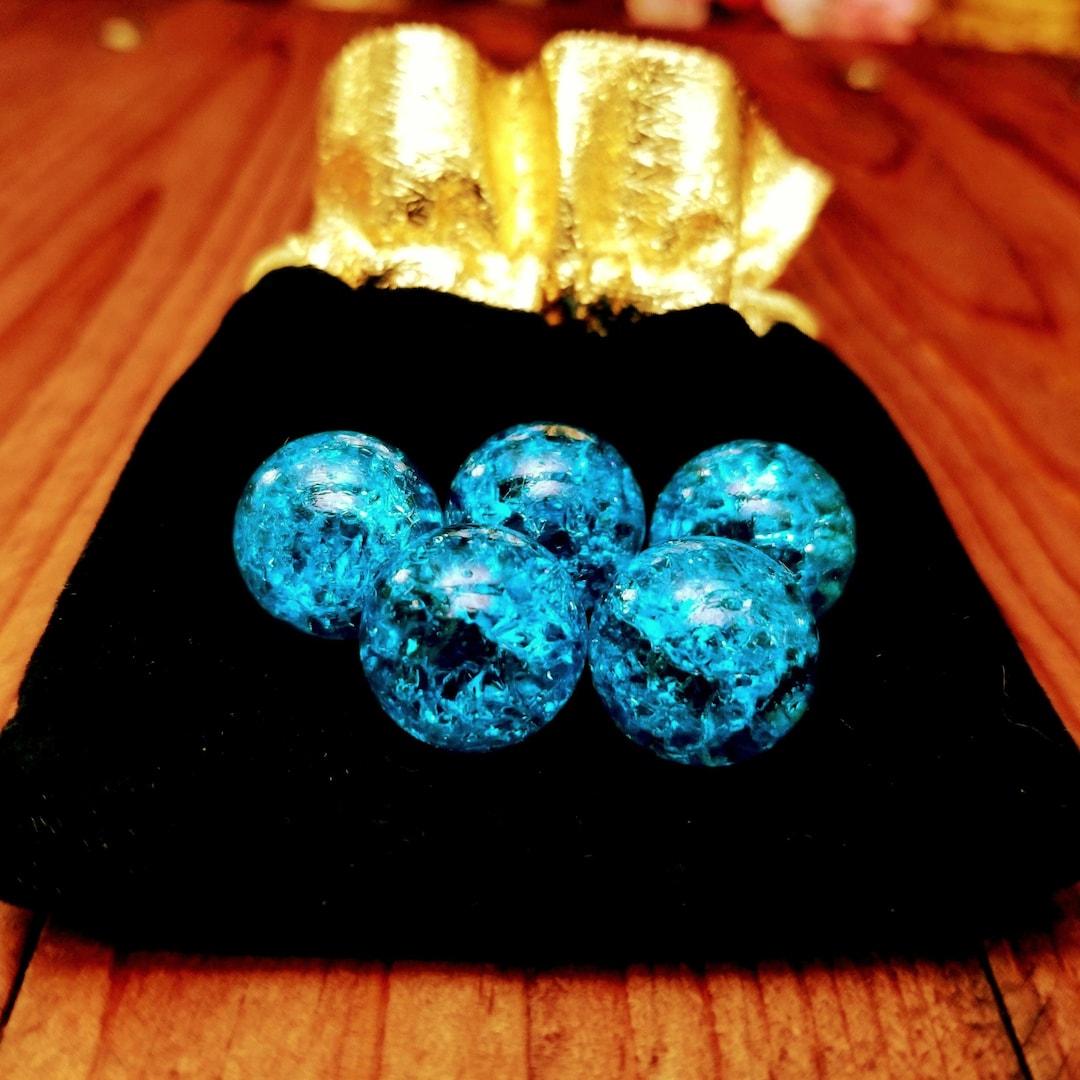 Hextech Crystals,5pc Set,glass,16mm,powder,cosplay,jinx,league of ...