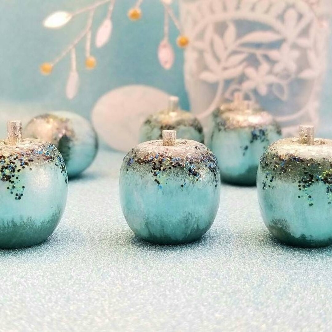 Enchanted Druid,apple Charm,silver,blue,green, Ornament,altar,token ...