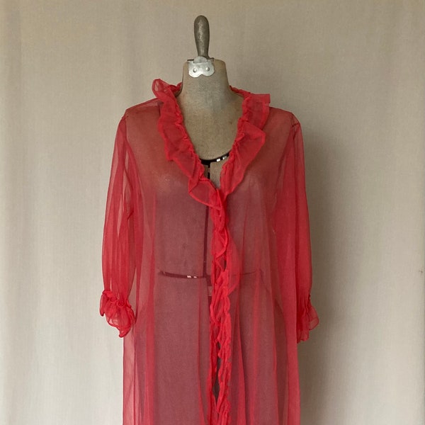 Red Negligee - Etsy