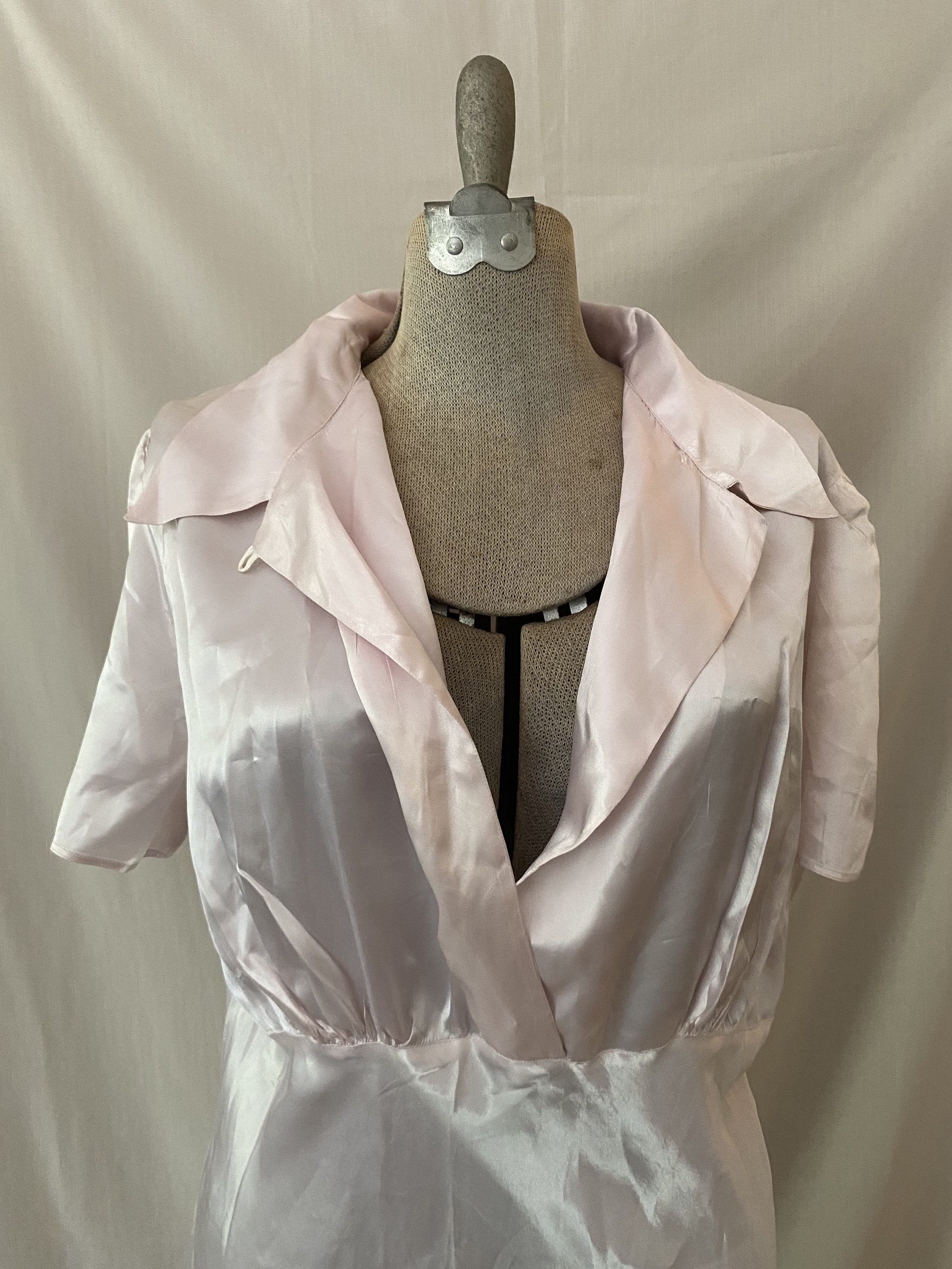 Vintage 1930s 1940s Laros Pink Rayon Satin Floor Length - Etsy