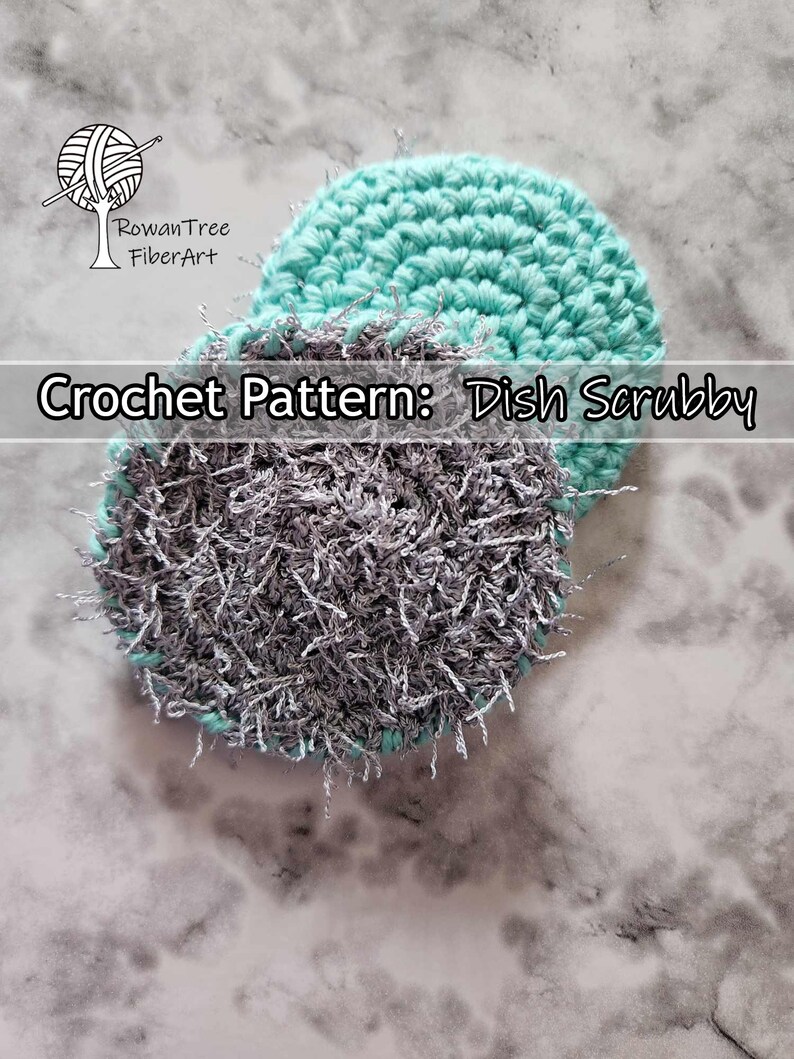 Double-sided Dish Scrubbie Circle Crochet Pattern - Etsy