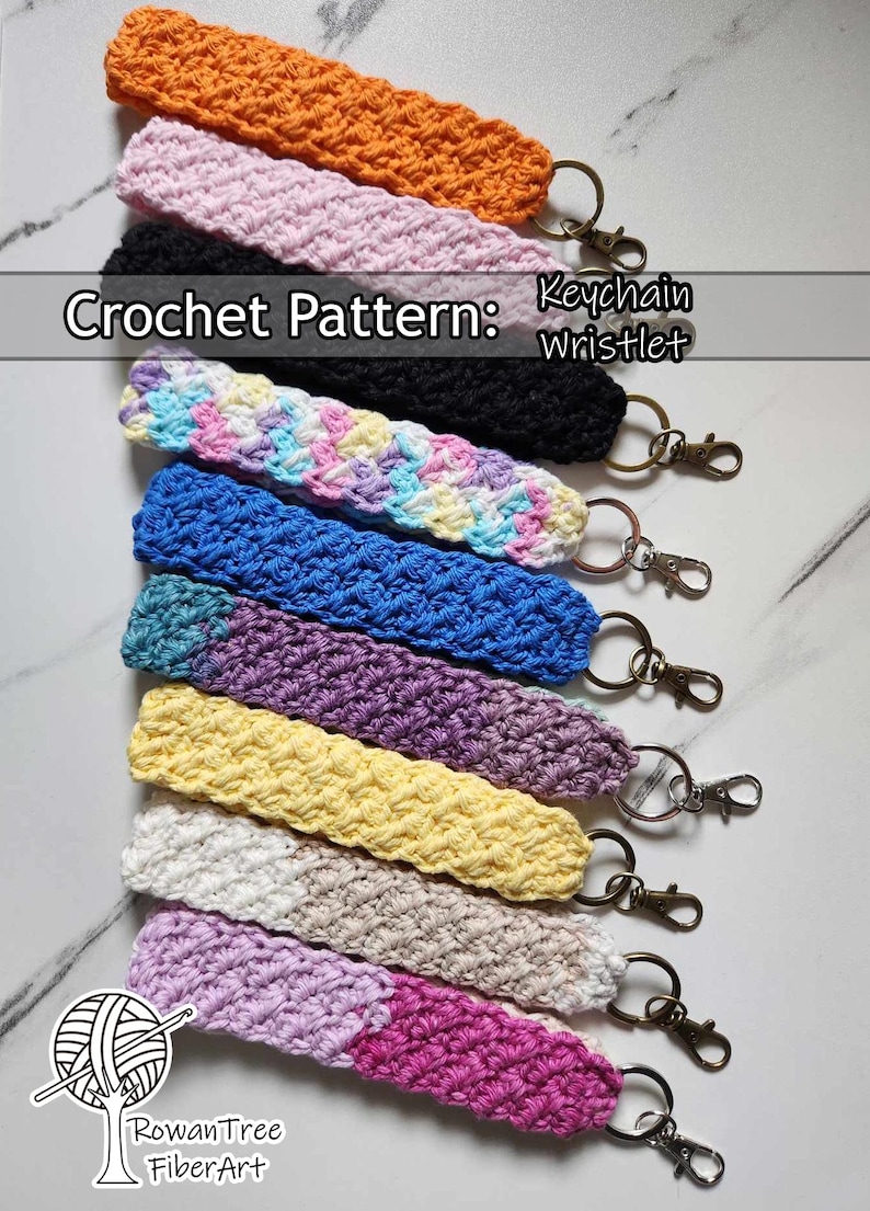 Keychain Wristlet Crochet Pattern - Etsy