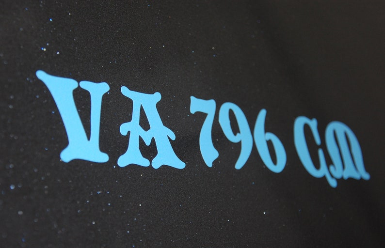 Boat Registration Number Decals. Includes Numbers for Each - Etsy