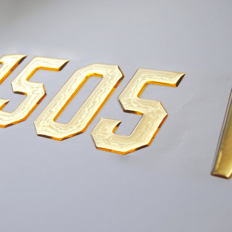 Beveled Numbers - Etsy
